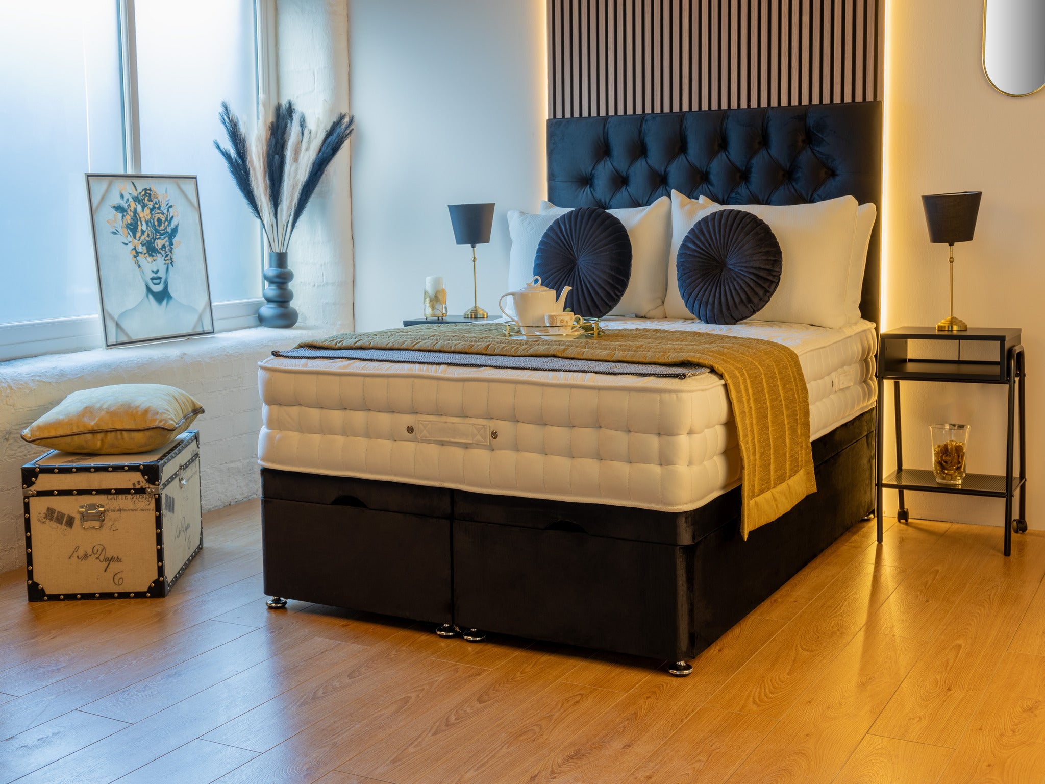 Chesterfield Ottoman Divan Bed Everest Beds