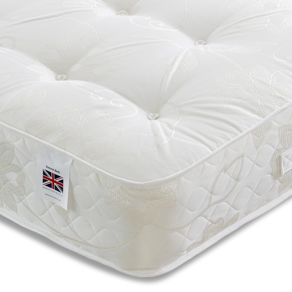 Everest Dorset Orthopaedic Spring Mattress Medium Firm Zip and Link ...