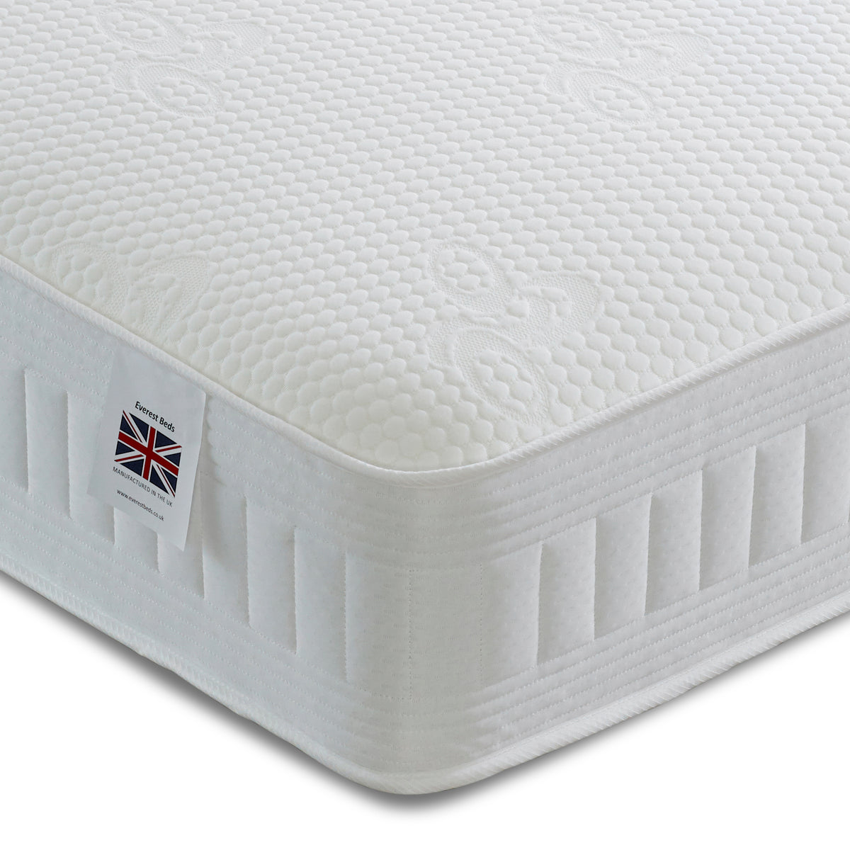 Everest Ultra Hybrid Encapsulated 1000 Pocket Memory Mattress Medium F ...