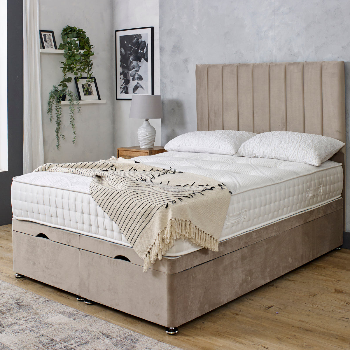 Apollo 10 Panel Ottoman Divan Bed – Everest Beds