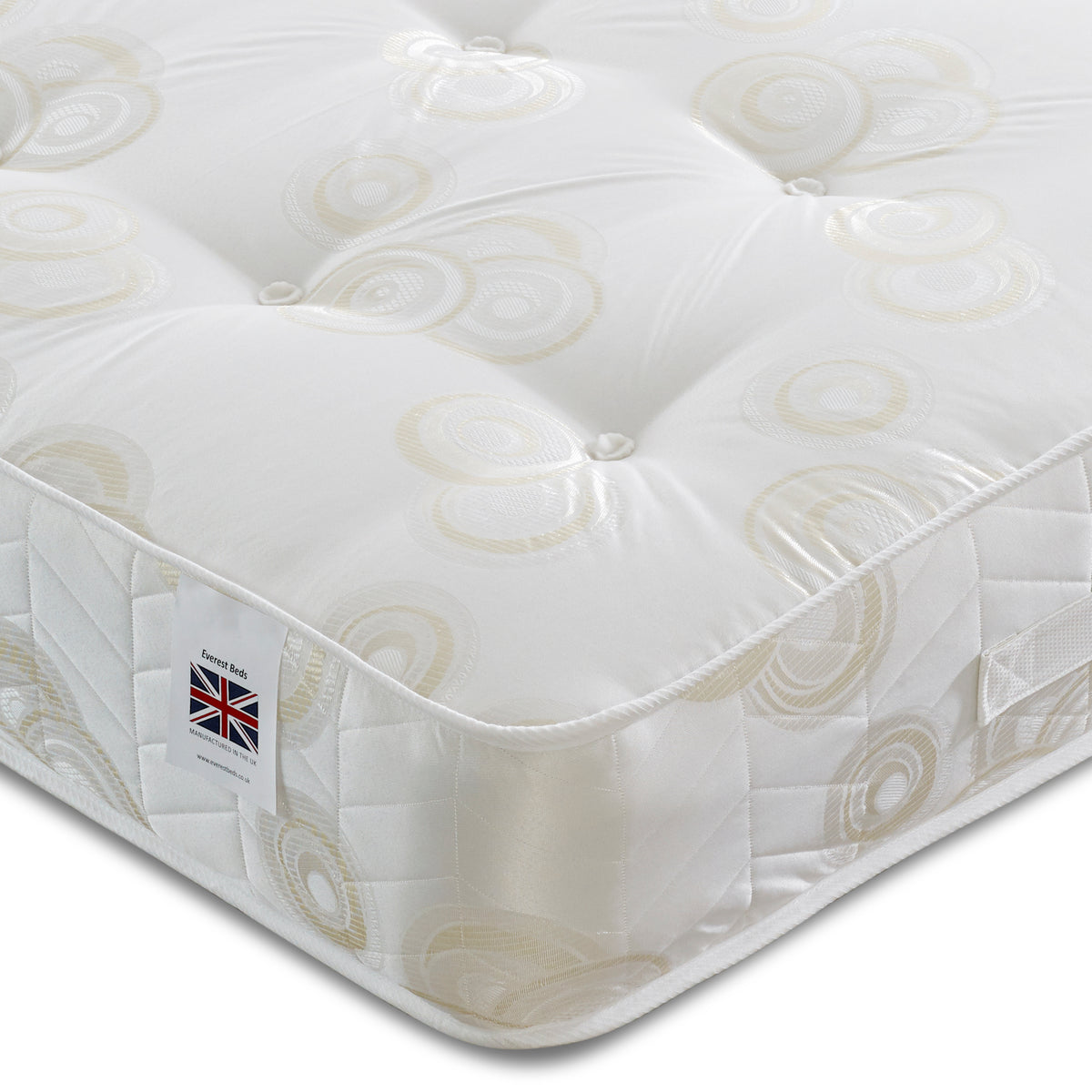 Everest Luxury Orthopaedic Spring Mattress Medium Firm Zip and Link ...