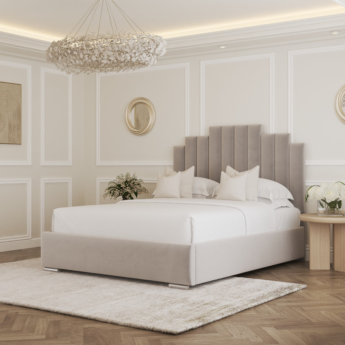 Skyline Upholstered Bed Frame – Everest Beds