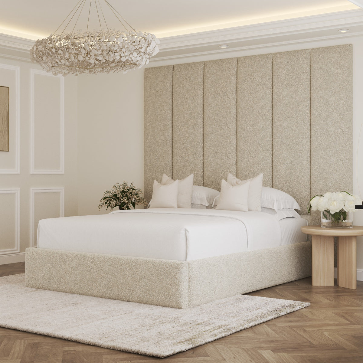 Amalfi Upholstered Bed Frame – Everest Beds